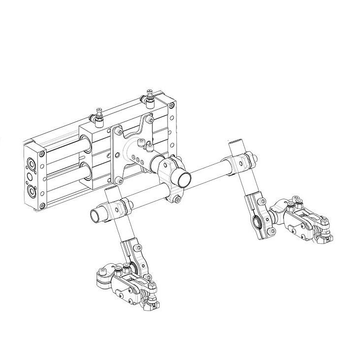 Articulated Eoat Transfer Grippers With Fast Opening And Closing Action