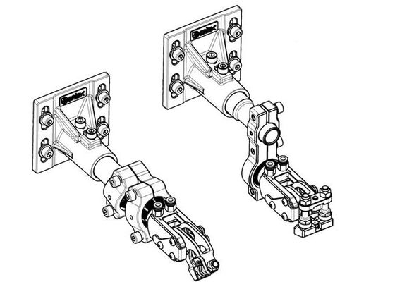 Modular Design Durable Electric Robot Gripper For Holding Metal Stamping