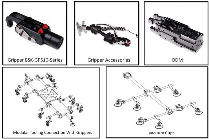 Modular Design Transfer End Effector Durable With High Clamping Force