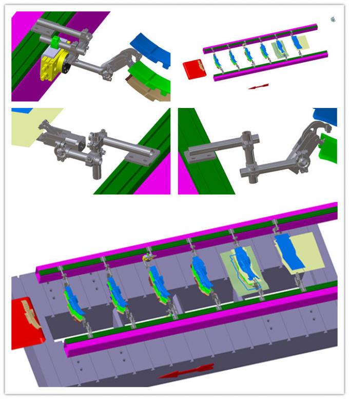 Metal Coil Transfer Finger Tooling Transfer For Power Transfer System