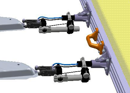 Durable Pneumatic Automation Components Direct Mount Miniature Grippers