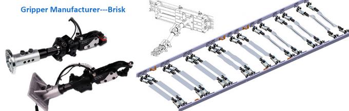 High Security Gimatic Pneumatic Gripper , Durable Electric Robot Gripper