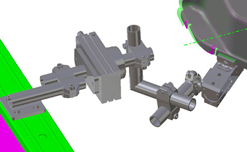 Modular Structure Pneumatic Robot Gripper , Quick Change End Effector ...