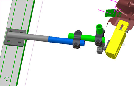 Industrial Finger Tooling Transfer 30 Mm Diameter For Automation Stamping