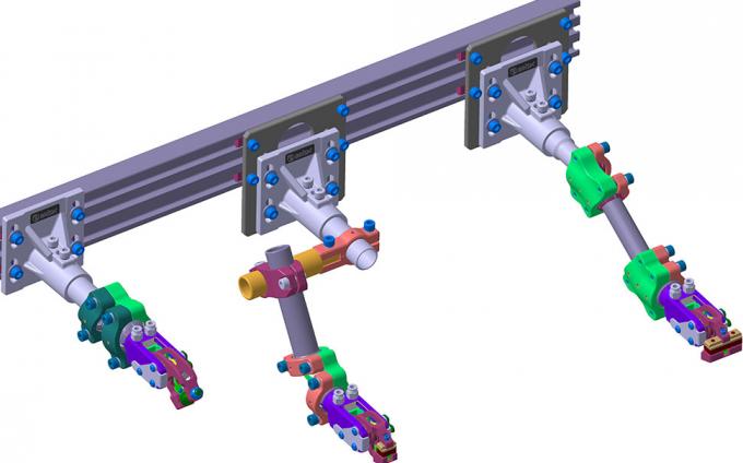 Lightweight Press Gripper For Transfer Line With Jaws Easy Adjustment
